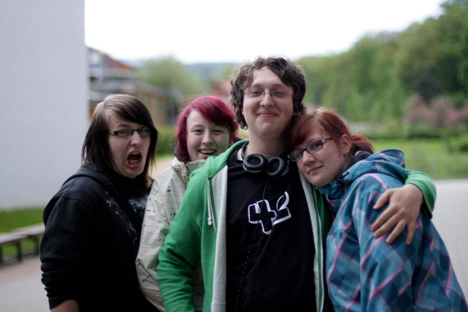 (v.l.n.r.) Marc-Alexander Lohfink, Alissa Lautenschläger, Robin Ostwald ...